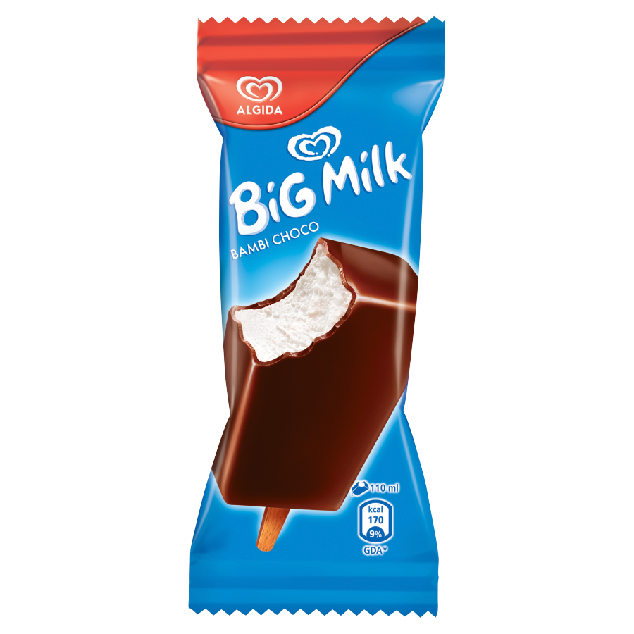 Algida Big Milk Bambi Choco Lody 110ml - ceny, dostępność, promocje ...