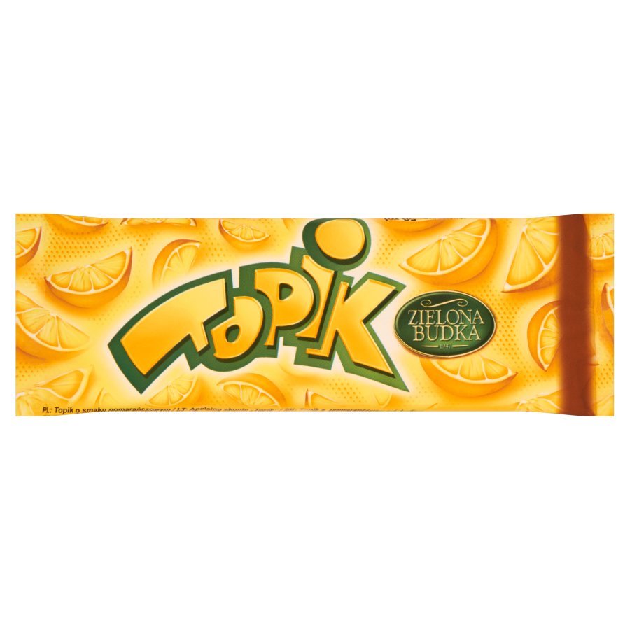 Zielona Budka Topik Lody wodne o smaku pomarańczowym 50ml - ceny ...